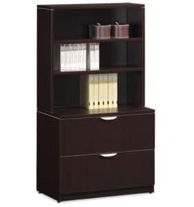 Bookshelf 2-Drawer Cabinet Combo | Northwest Modular Systems Furniture